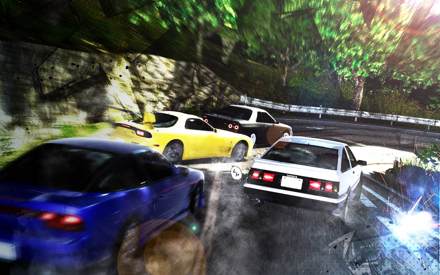 Initial D the Arcade é anunciado para arcades japoneses